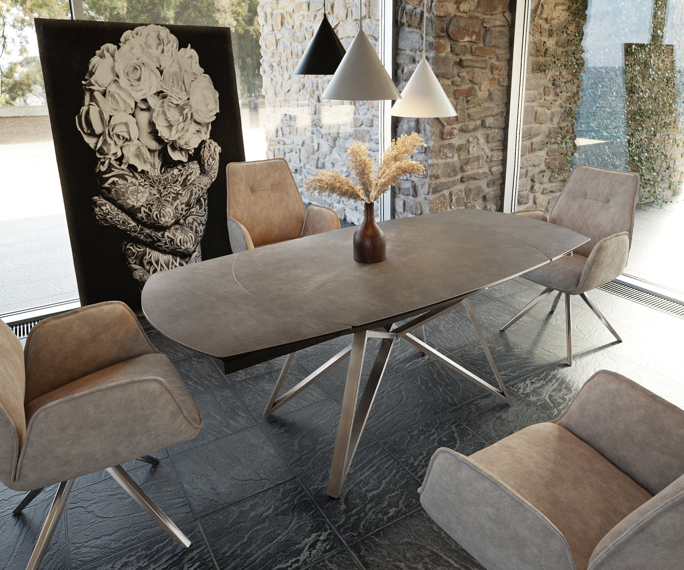 Extendable Ceramic Dining Tables