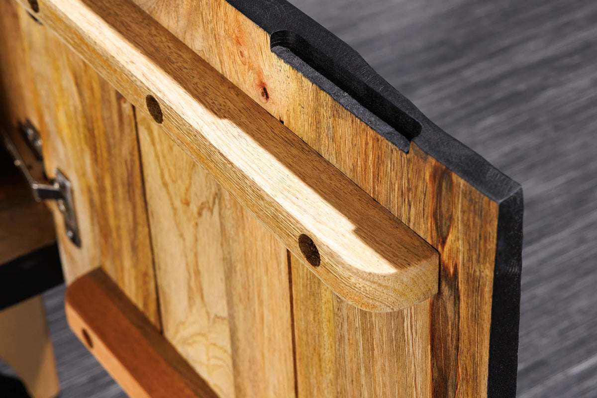 TV Stand Golden Eye 180cm Mango Wood Black