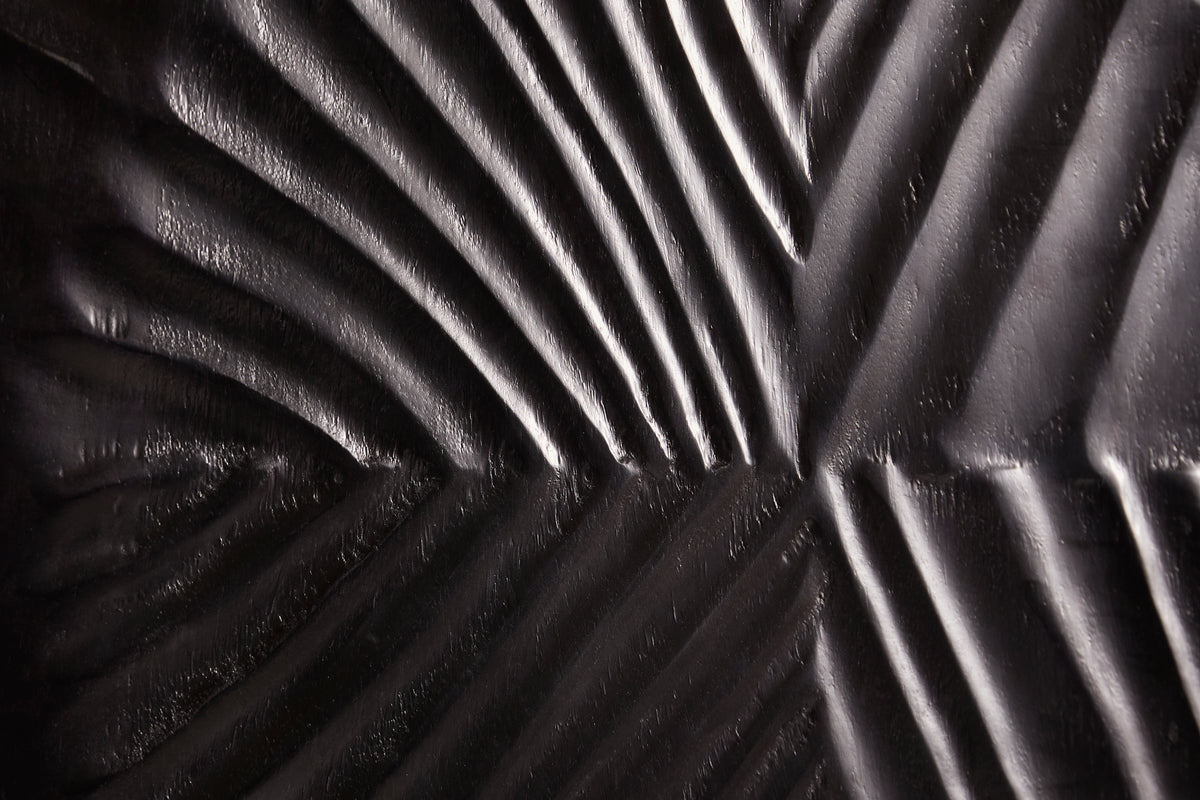 Cabinet Fossil 120cm Mango Wood Black